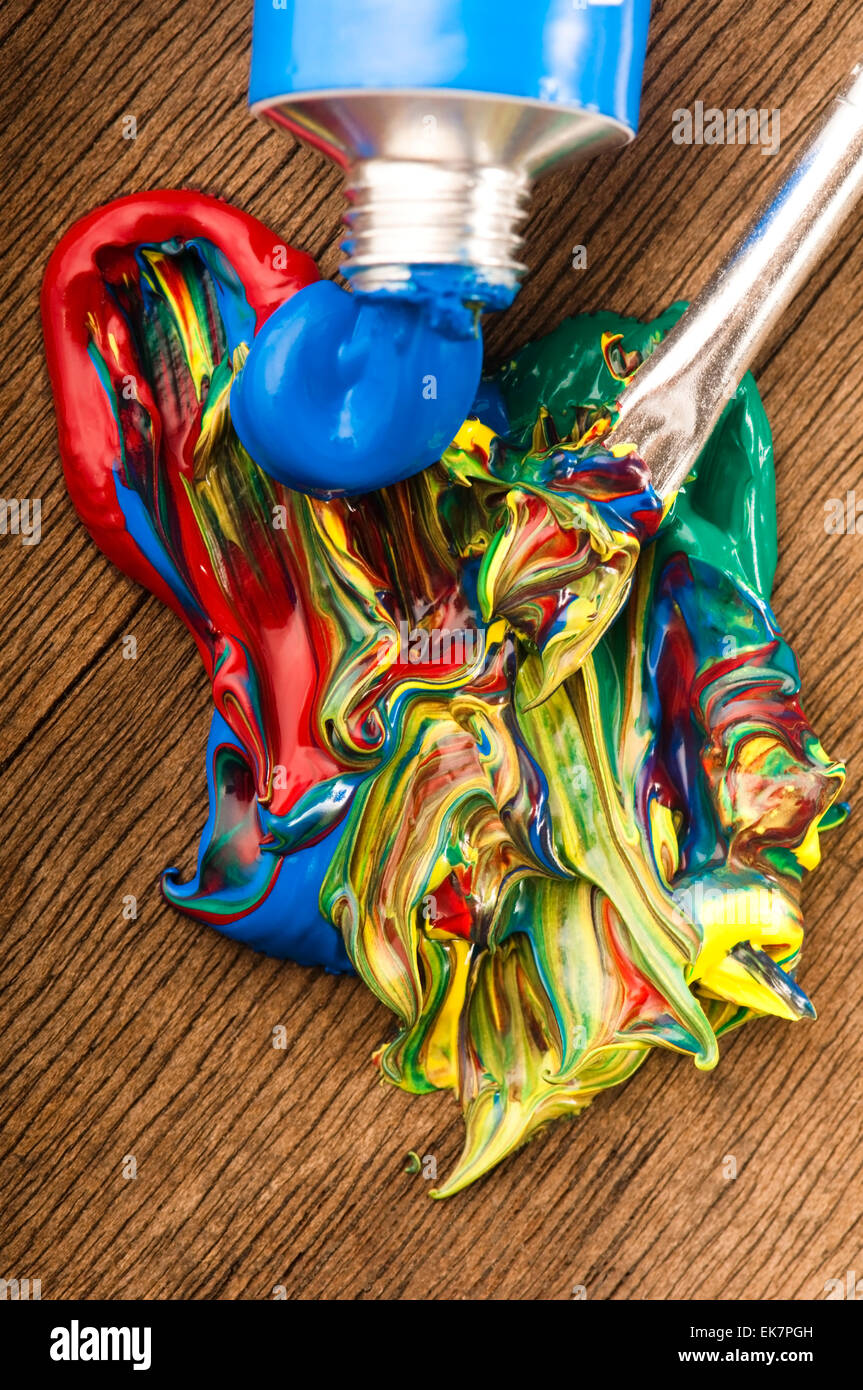 mixing paints. background Stock Photo - Alamy