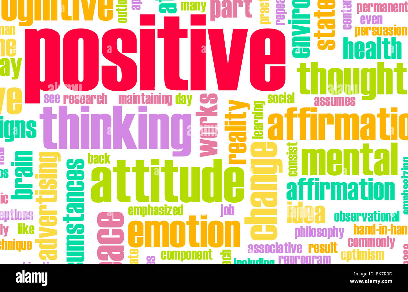 Positive affirmations concept motivation hi-res stock photography and ...