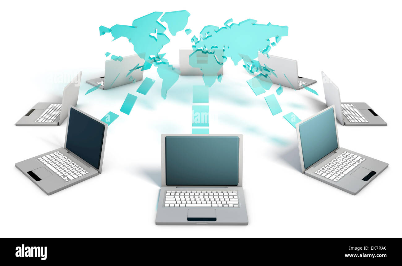 Data management system statistics Cut Out Stock Images & Pictures - Alamy