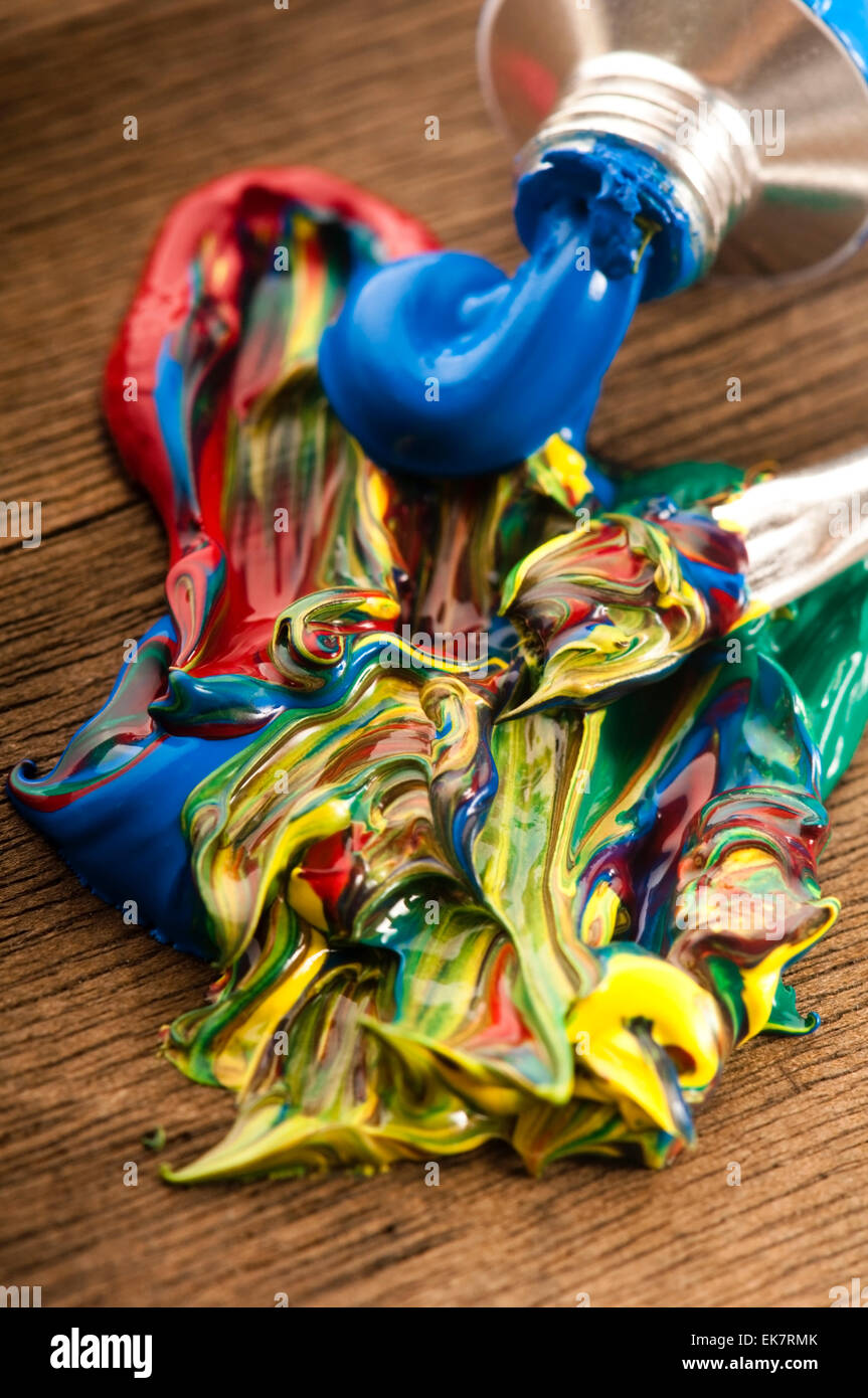 mixing paints. background Stock Photo - Alamy