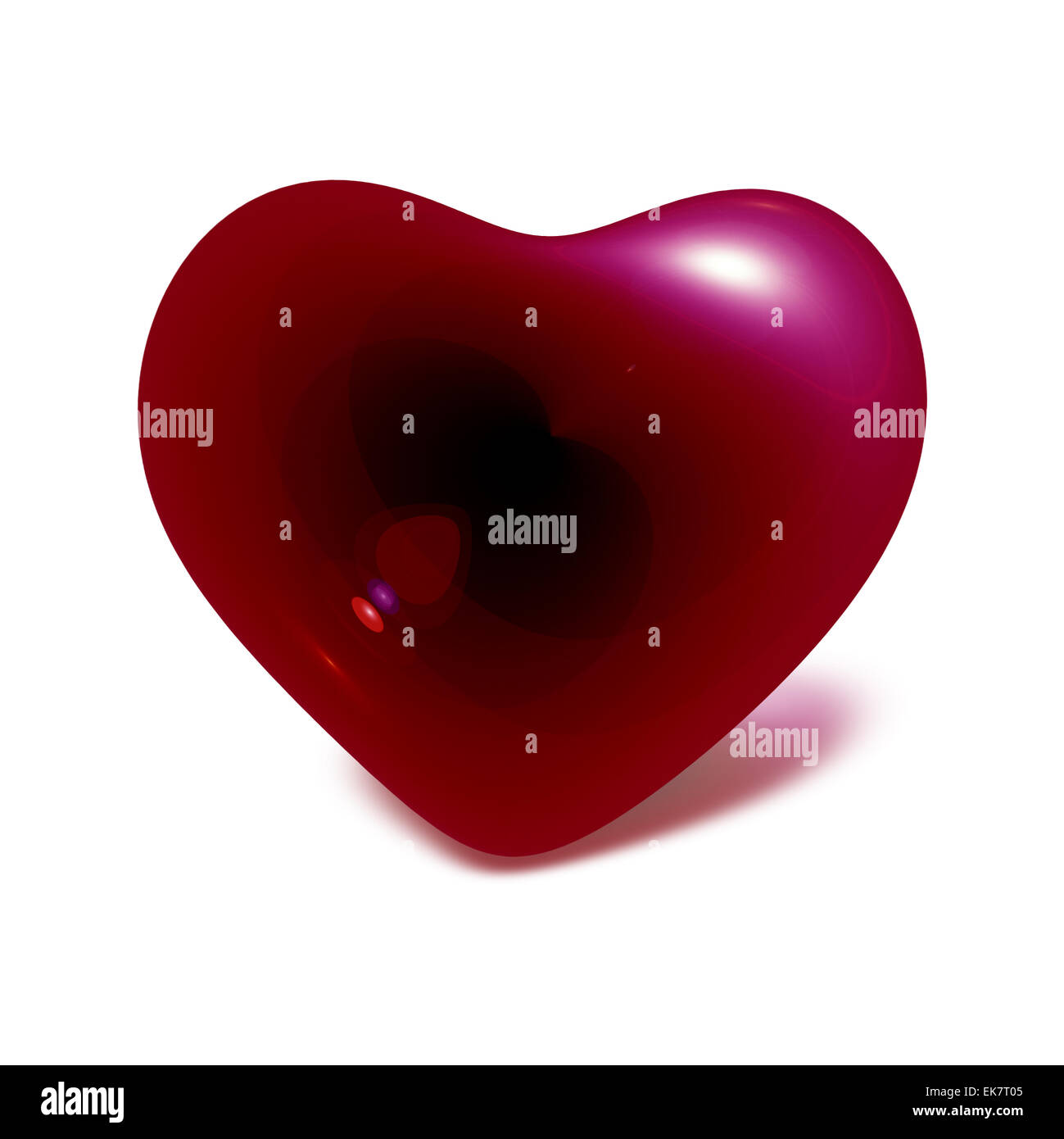 Black and red heart Cut Out Stock Images & Pictures - Alamy