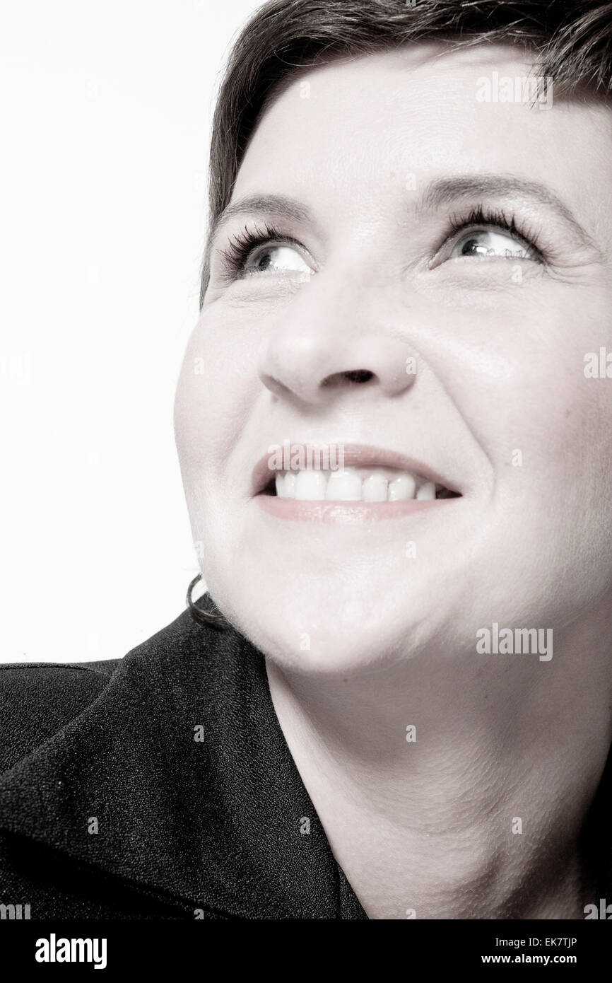 Smiling beauty girl Stock Photo - Alamy