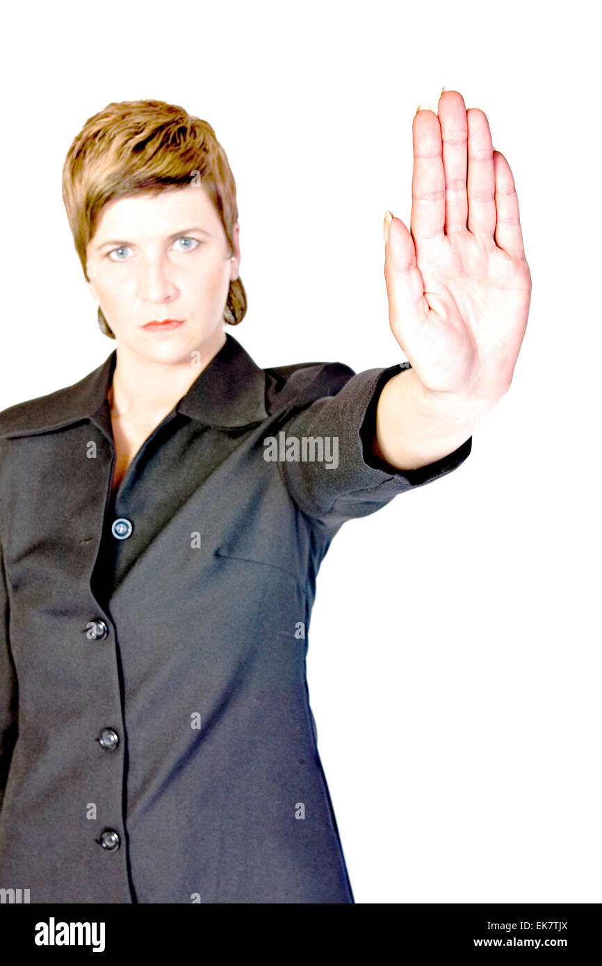 Stop right now Stock Photo - Alamy