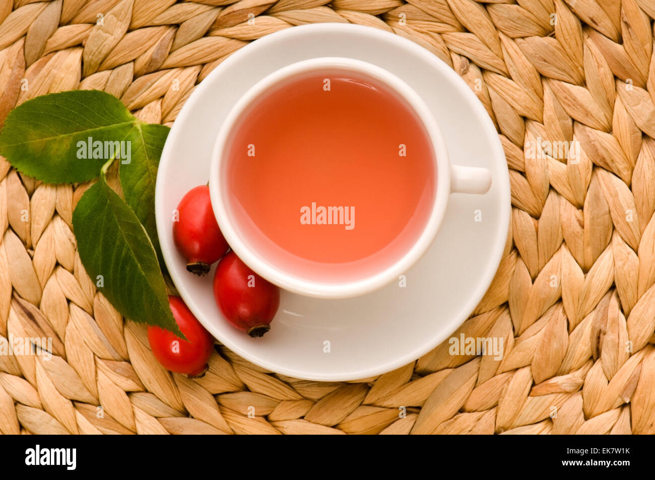 rose hip tea Stock Photo - Alamy