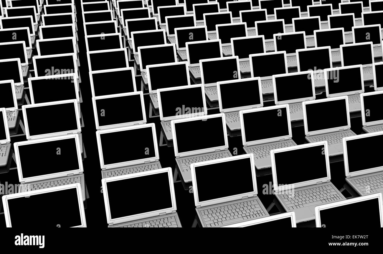 Computer class Black and White Stock Photos & Images - Alamy