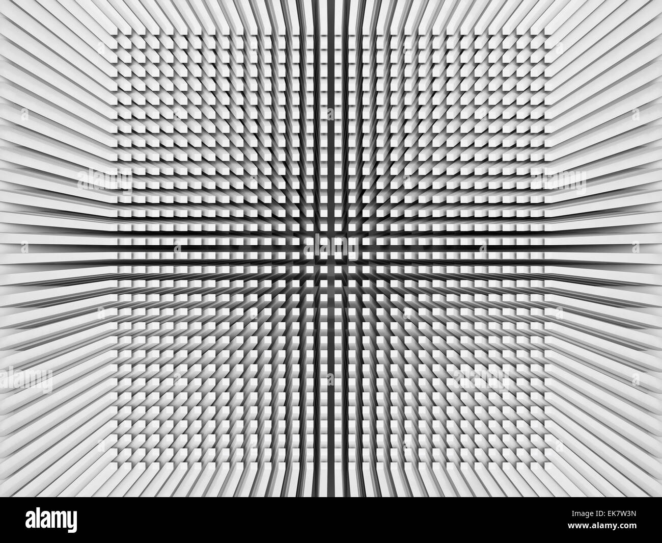 Abstract digital background with invert perspective square pattern on ...