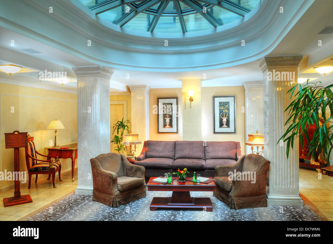 living room interior in the hotel Stock Photo - Alamy