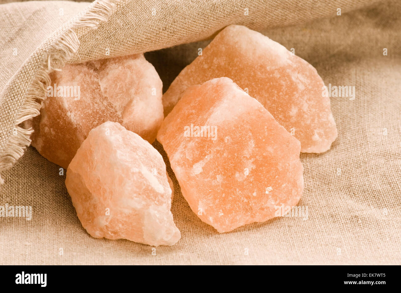 Pink salt of Hymalayas. mineral Stock Photo - Alamy