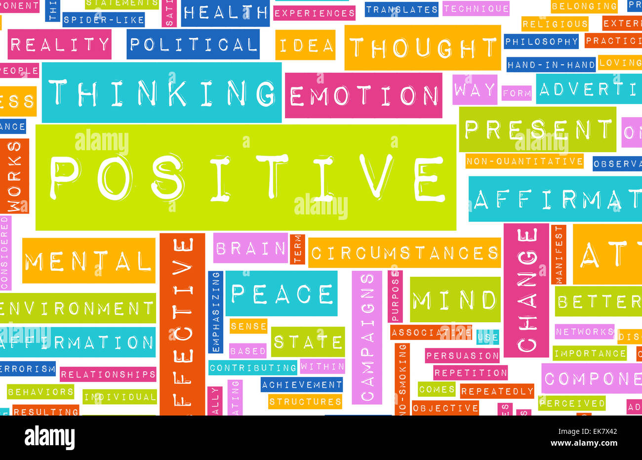 Positive affirmations concept motivation hi-res stock photography and ...