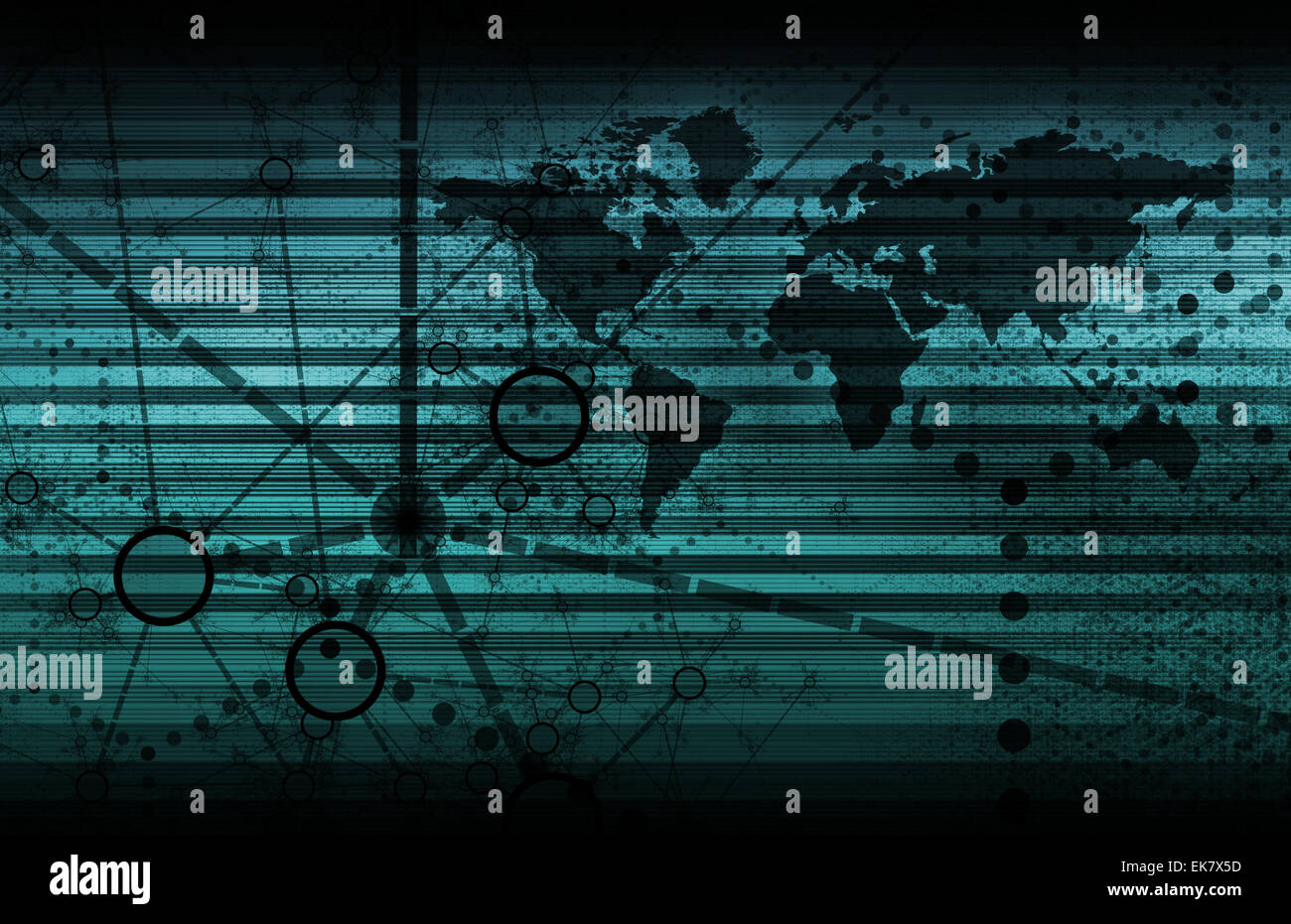 Blue Web Technology Stock Photo - Alamy