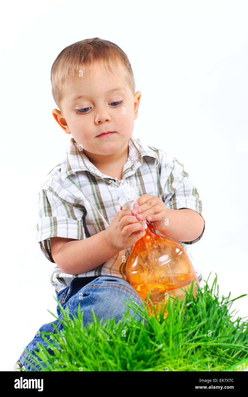 Playing With Water Stock Photo - Alamy