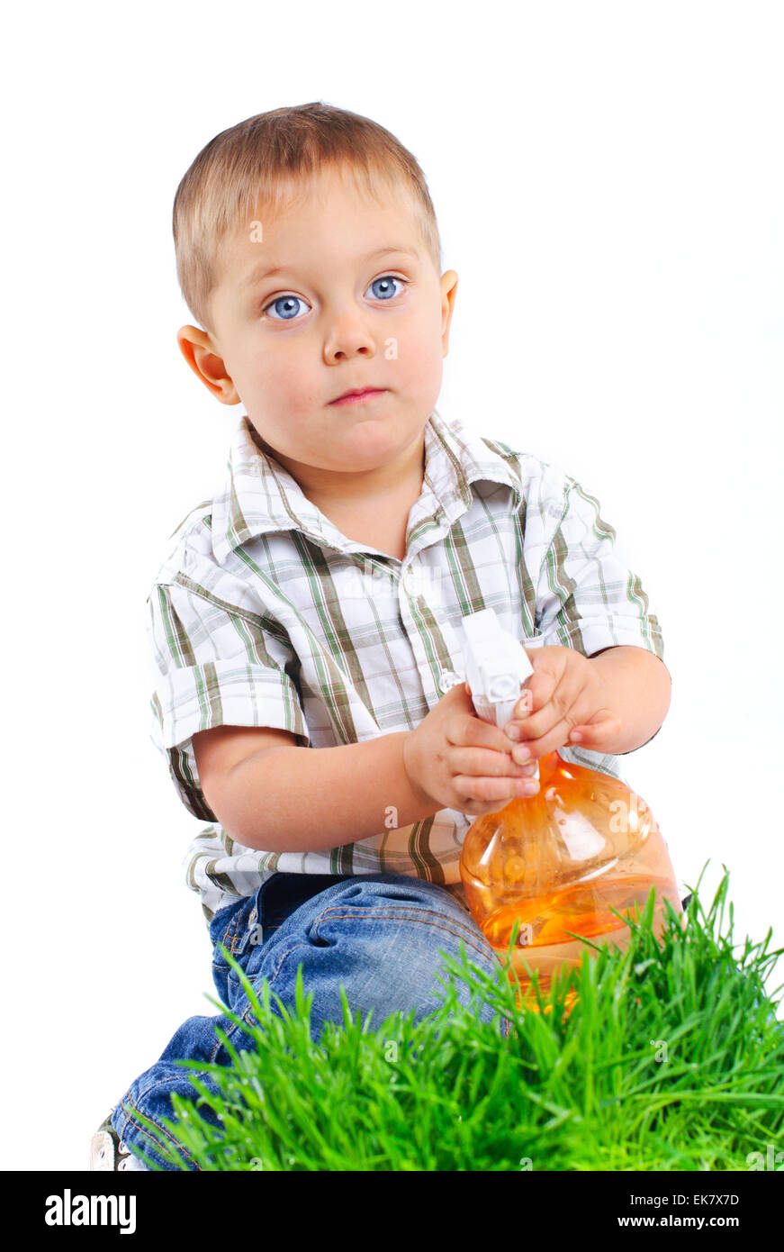 Playing With Water Stock Photo - Alamy