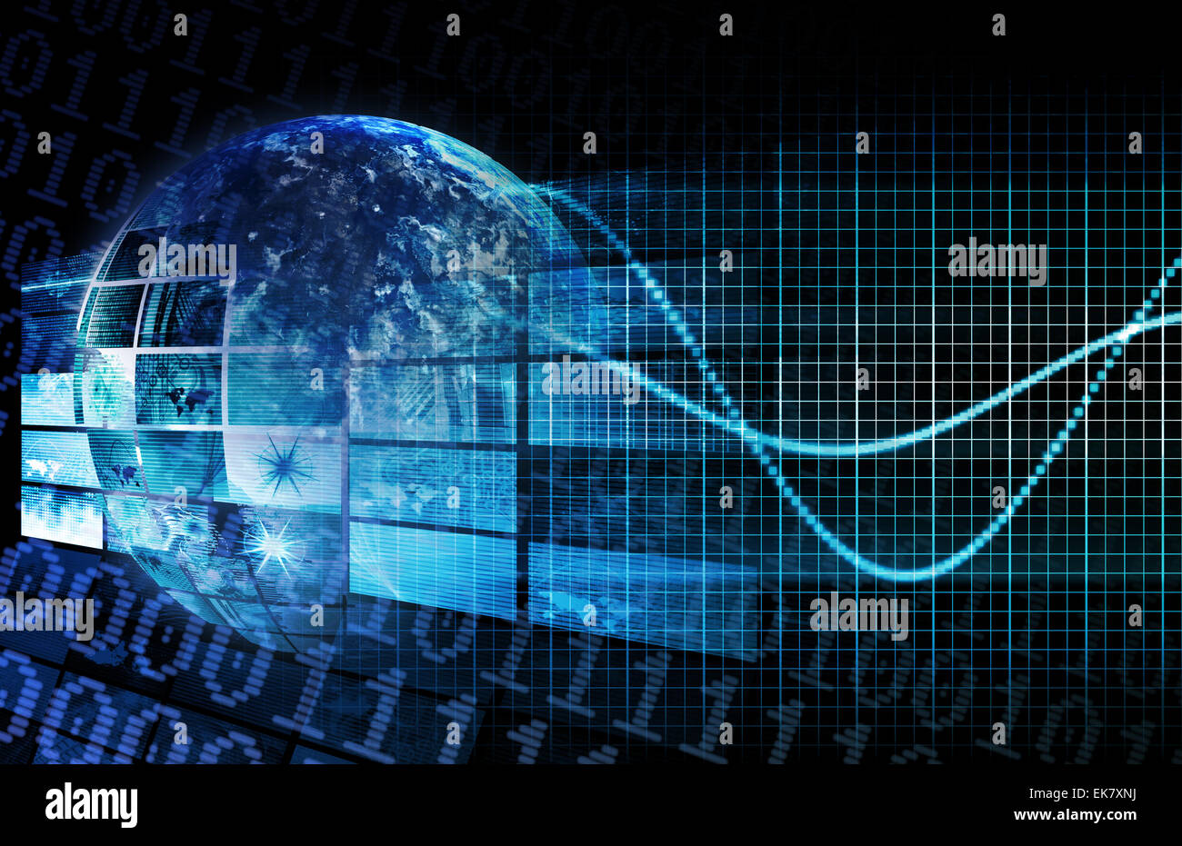 Global Business Technology Stock Photo - Alamy