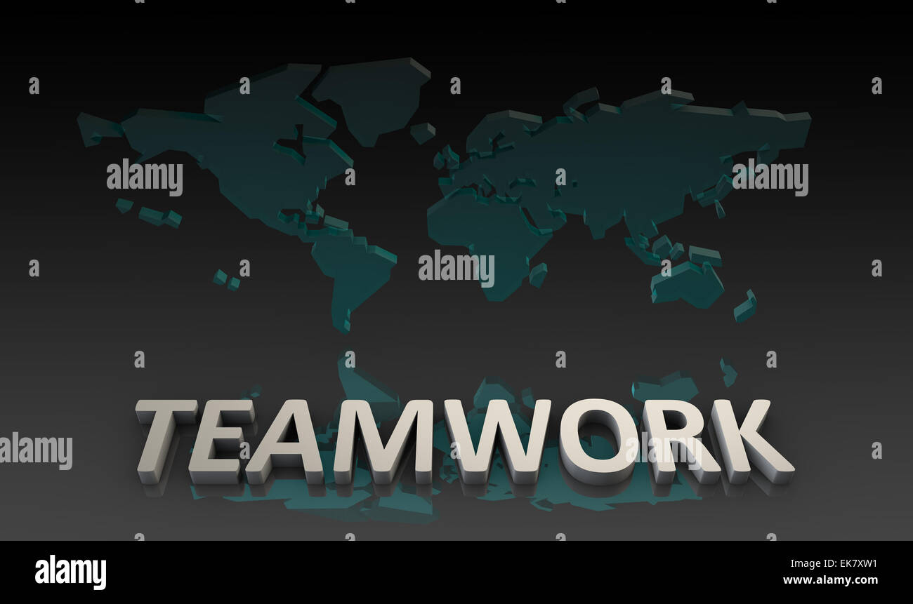 Technology driven teamwork hi-res stock photography and images - Alamy