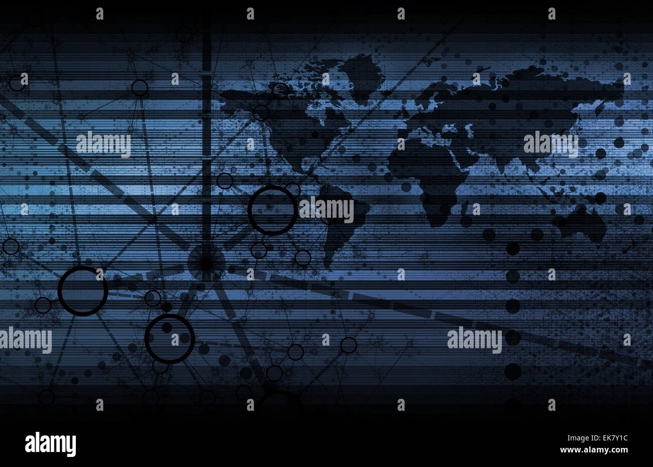 Map of the world internet usage hi-res stock photography and images - Alamy