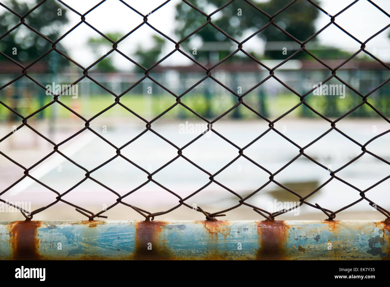 old wire fence Stock Photo - Alamy