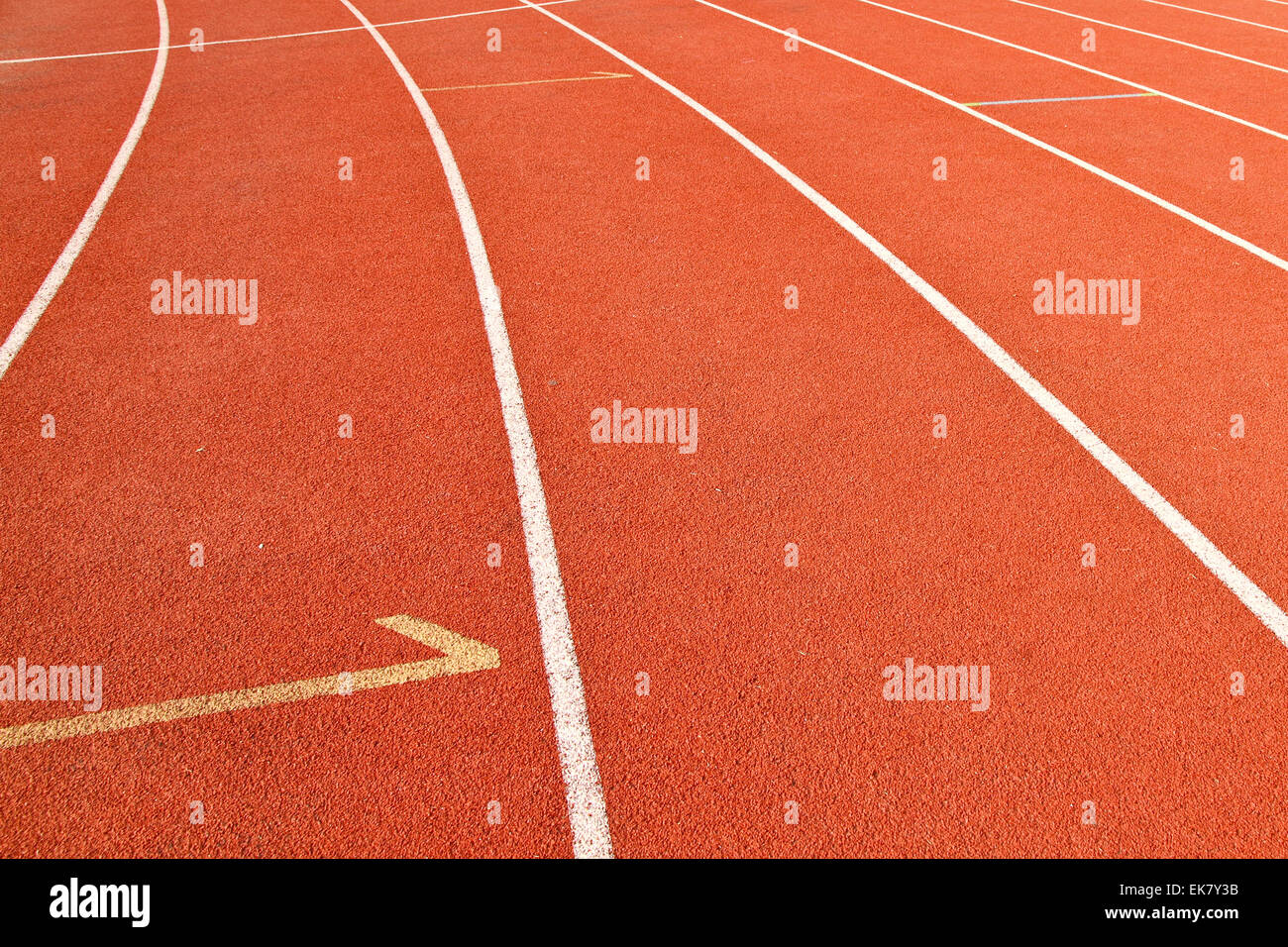 Starting Grid of Race Track Stock Photo - Alamy
