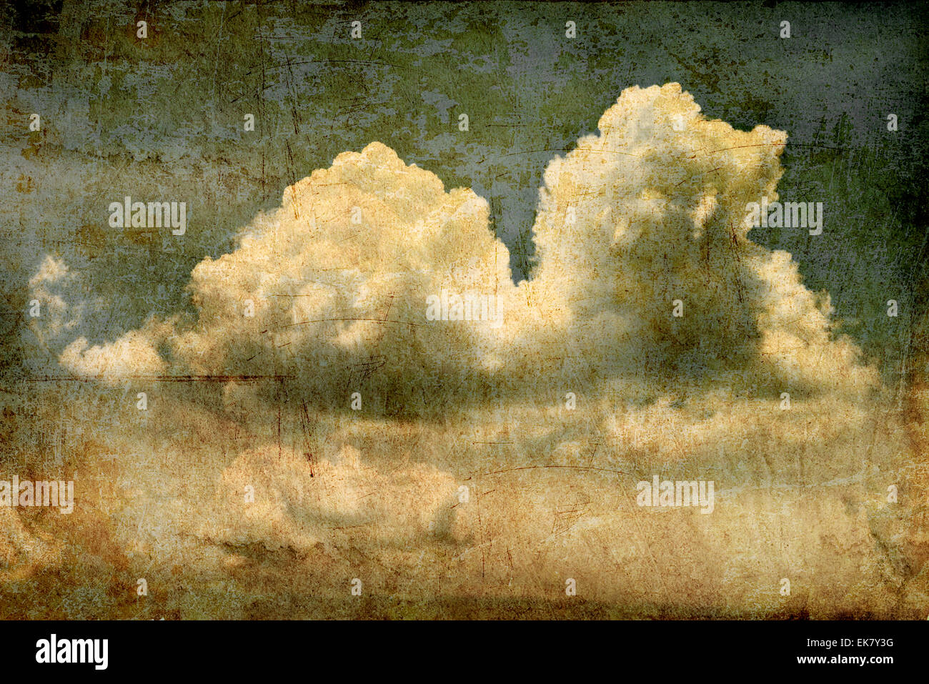 Grunge background of cloud in the sky Stock Photo - Alamy