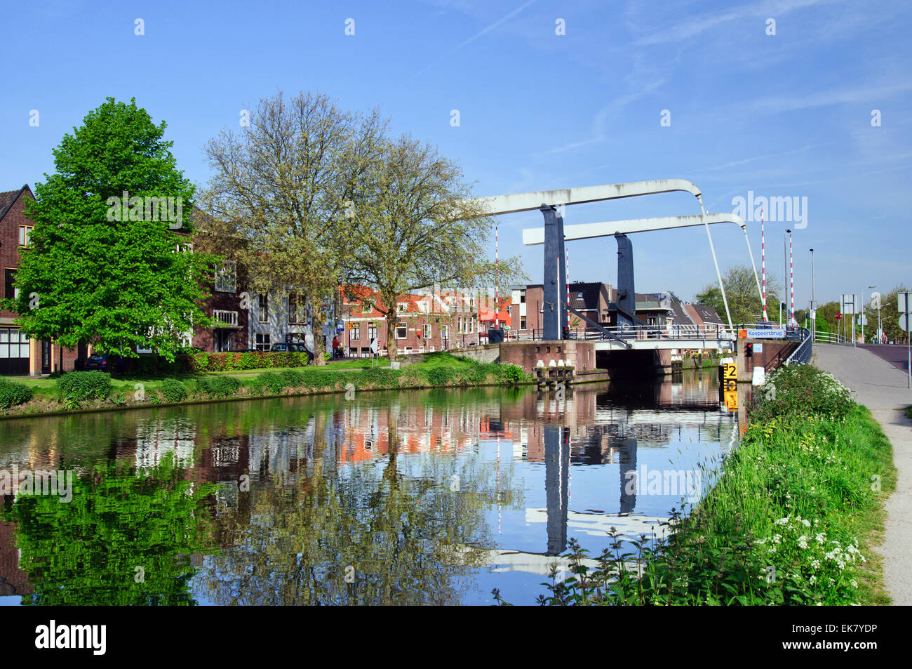 Maxima Bridge In Village Marken Stock Photo - Alamy