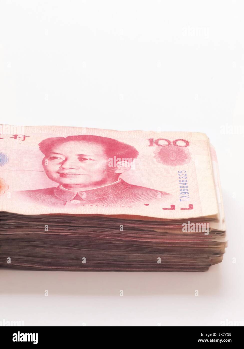 stack of chinese yuan Stock Photo - Alamy