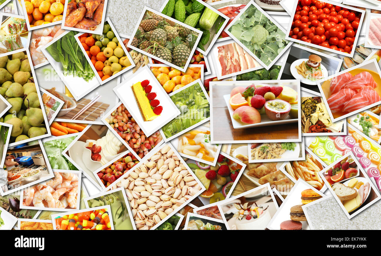 Food collage catering business concept hi-res stock photography and ...