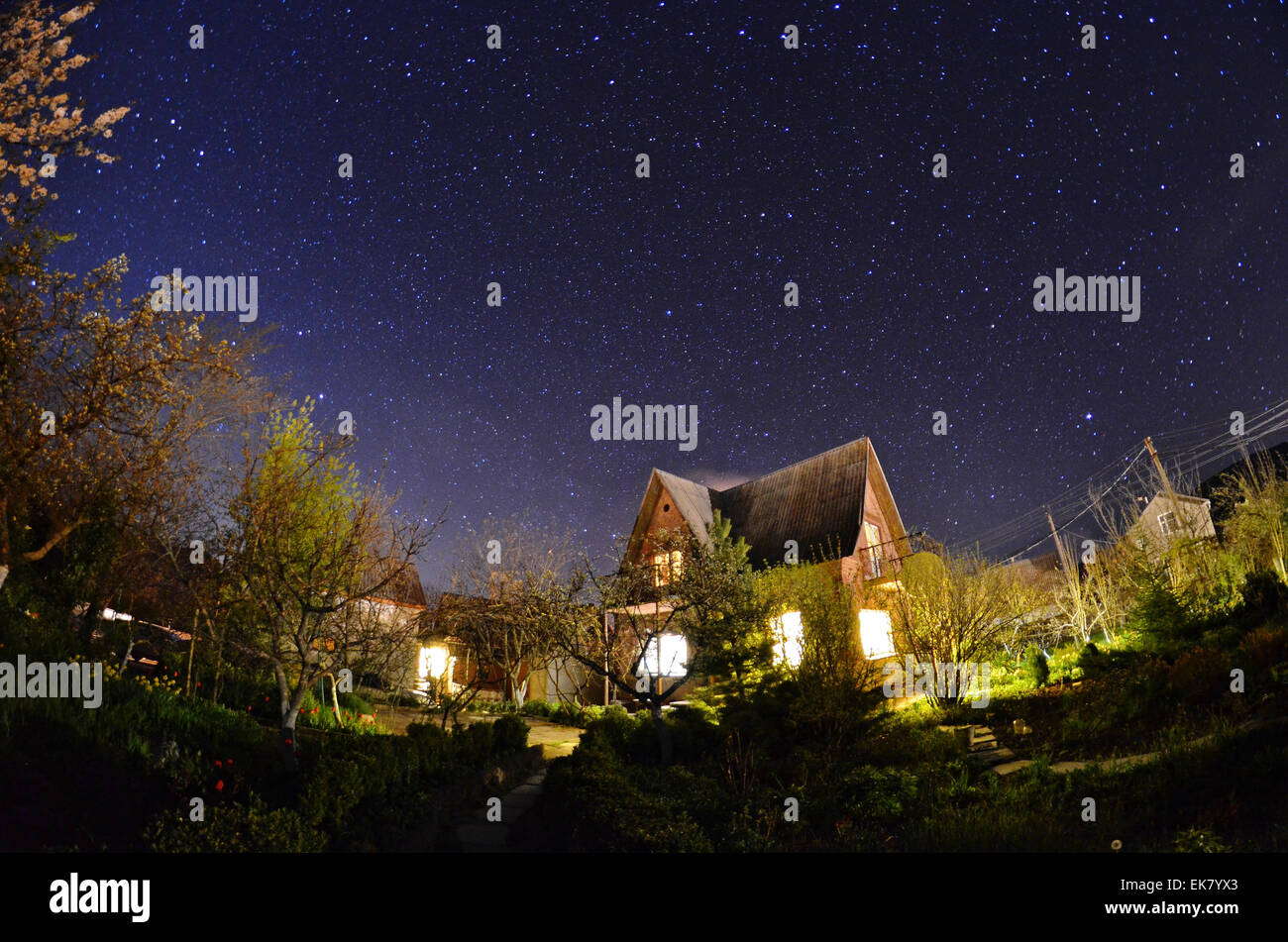 Summer Country Night Sky