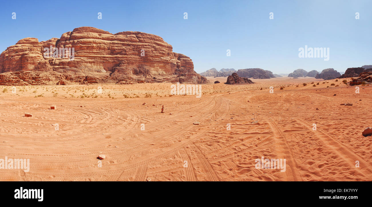 Vadi ram jordan panorama hi-res stock photography and images - Alamy