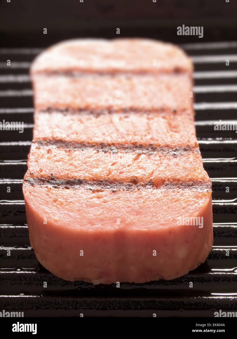 spam on a grill Stock Photo - Alamy