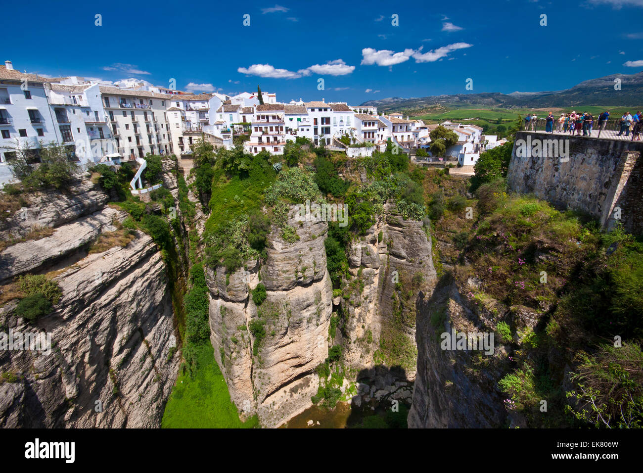 Panoramic view of Ronda, Andalusia, Spain Stock Photo - Alamy