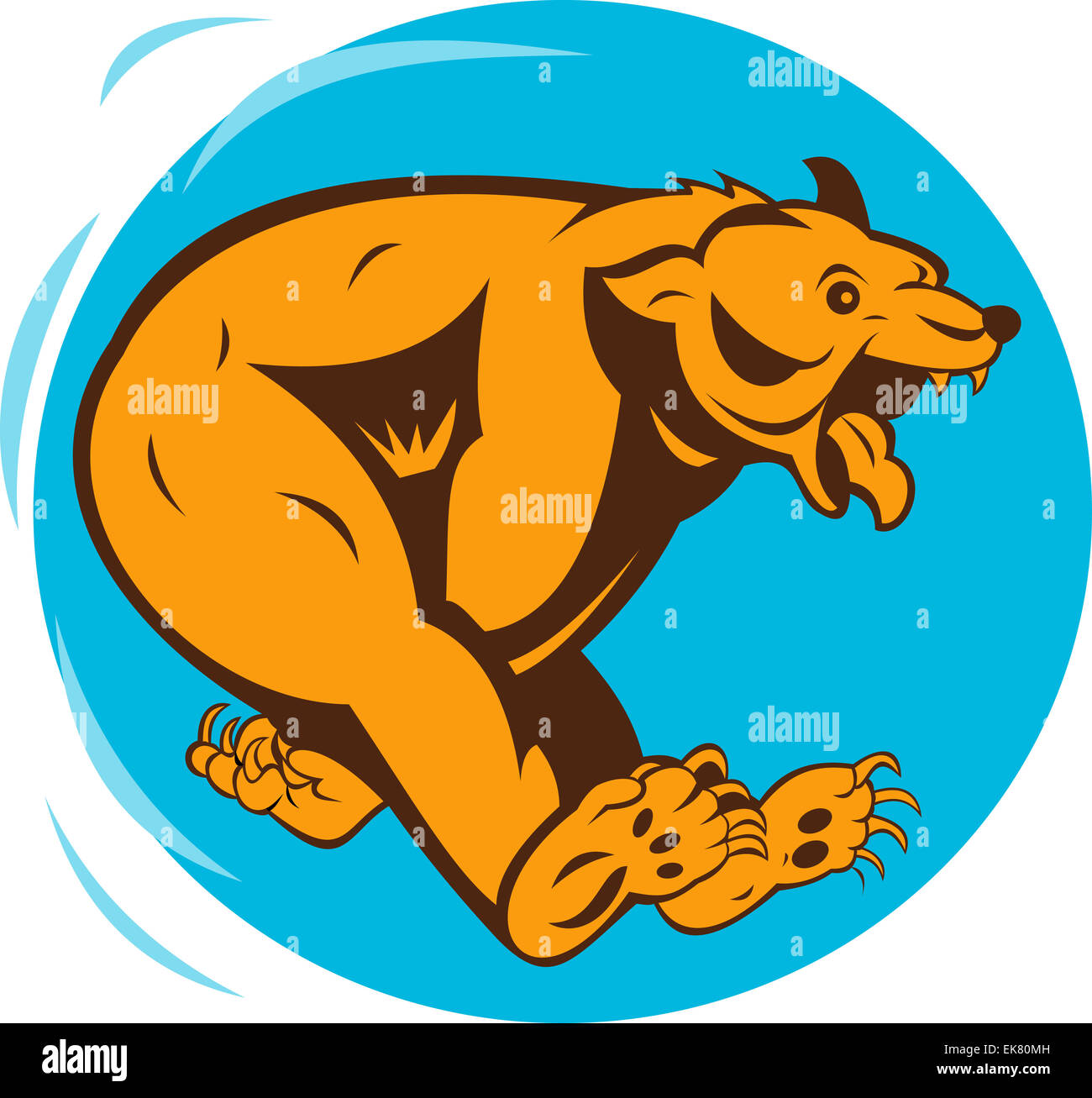 Bear running hi-res stock photography and images - Alamy