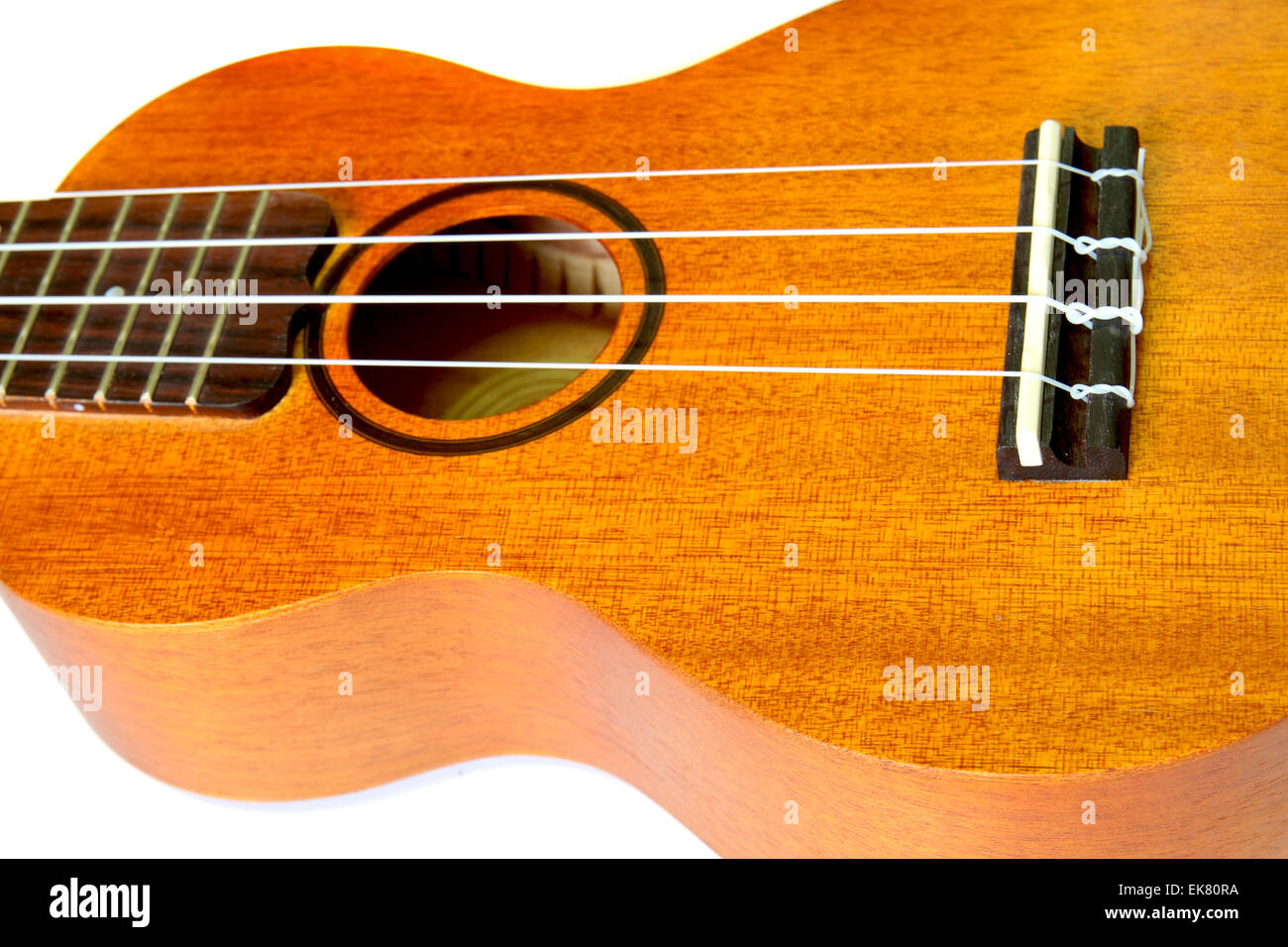 Part of ukulele isolated Stock Photo - Alamy