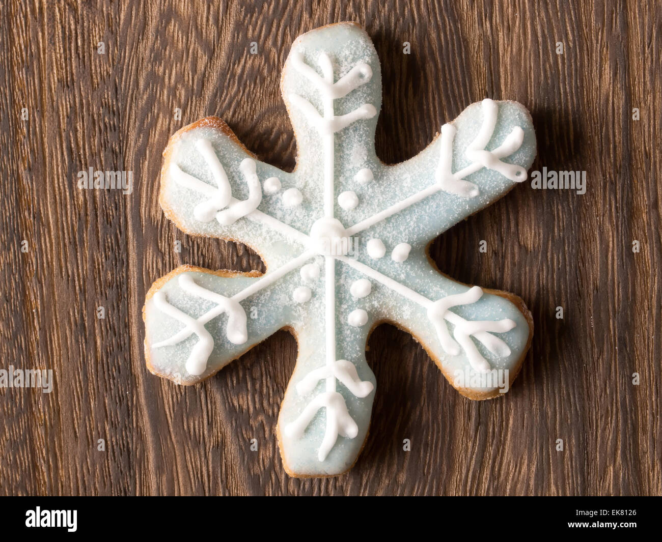 christmas snow flake cookie Stock Photo - Alamy