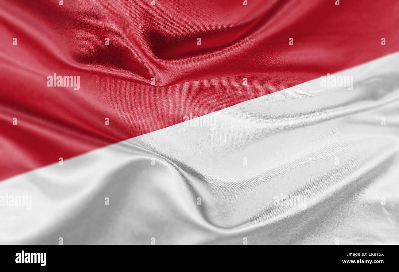 High resolution render of Indonesia's national flag Stock Photo - Alamy