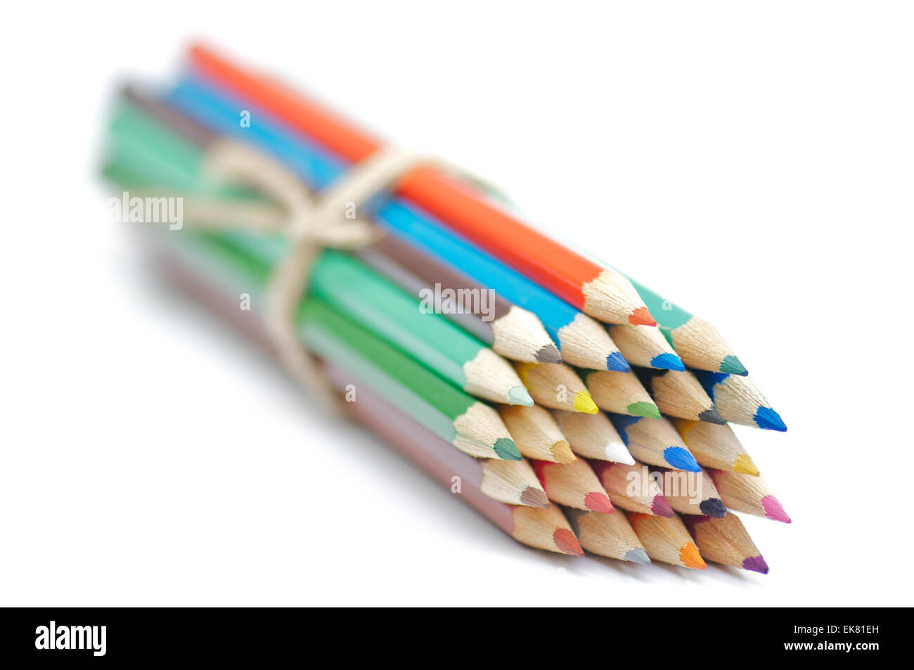 Pink color crayon drawing Cut Out Stock Images & Pictures - Alamy