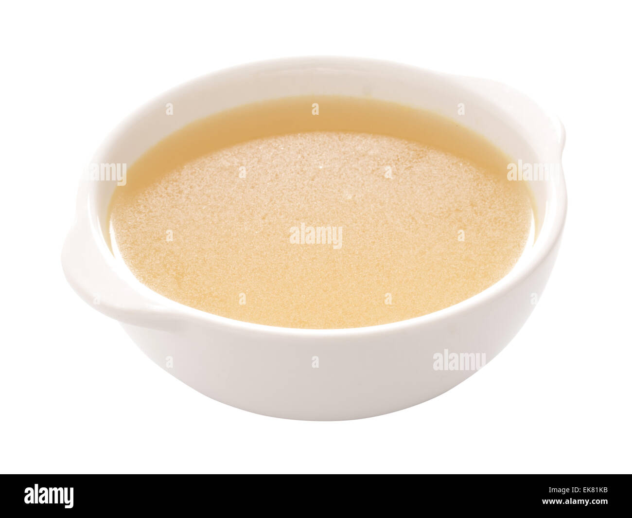Food soup chicken broth Cut Out Stock Images & Pictures - Alamy