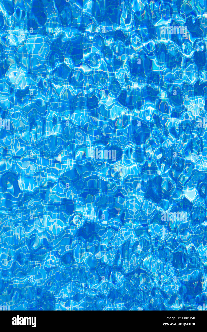 blue tiles pool water ripple texture Stock Photo - Alamy