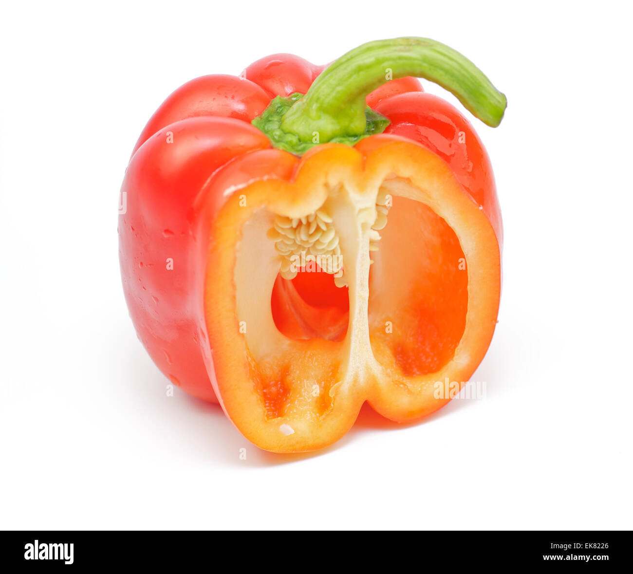 Red Bell Pepper Stock Photo - Alamy