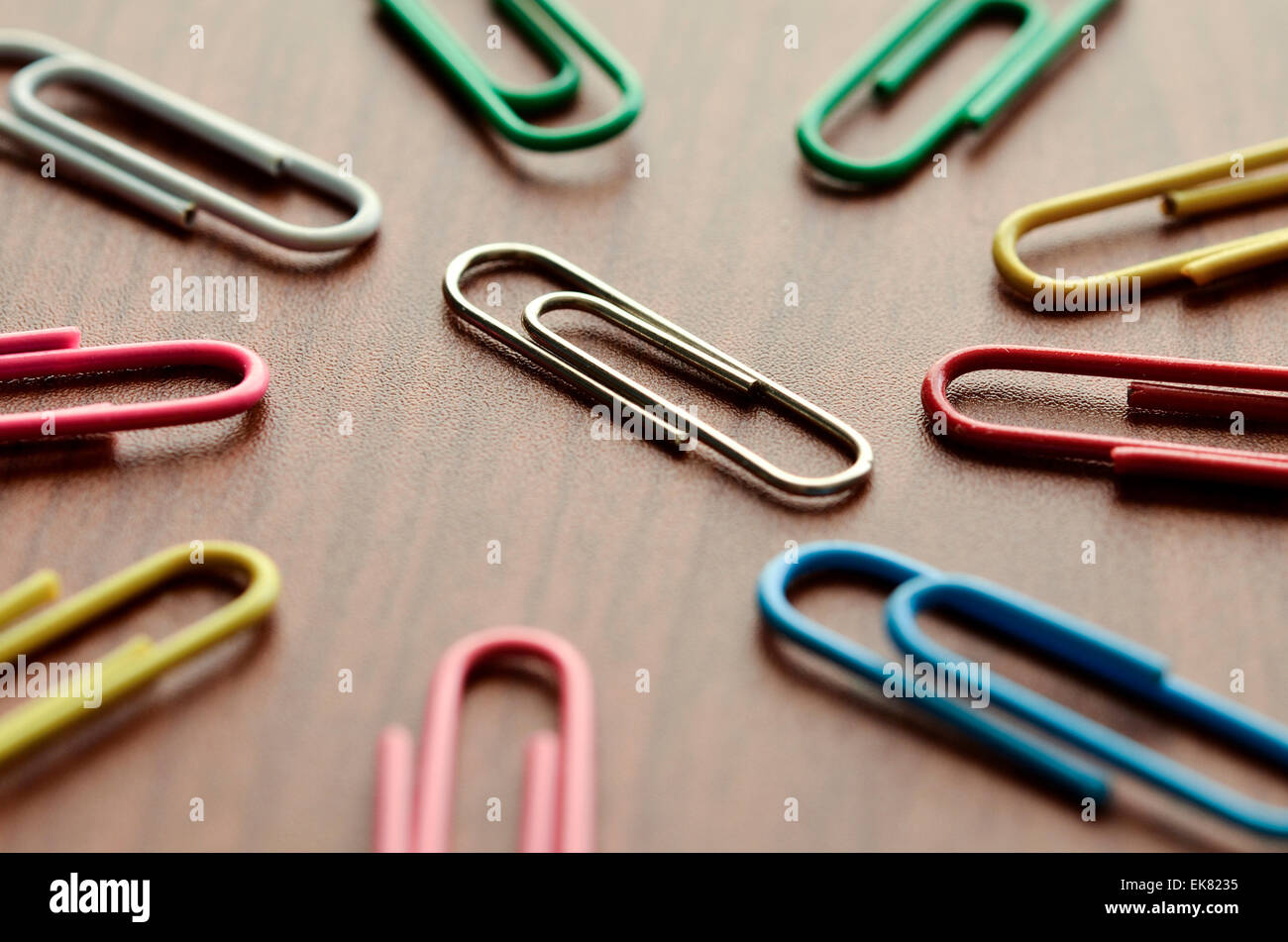 Unique paper clip Stock Photo - Alamy