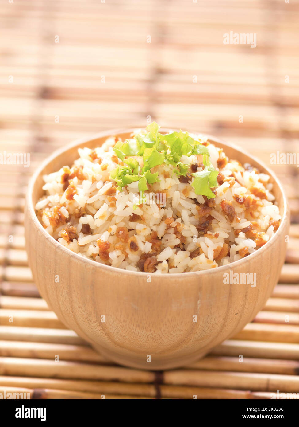 garlic fried rice Stock Photo - Alamy