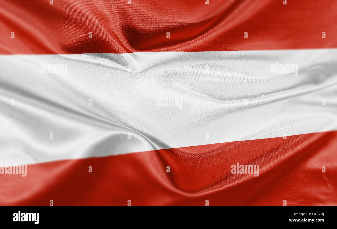 High resolution render of Austria's national flag Stock Photo - Alamy
