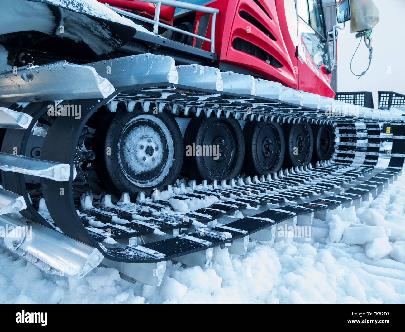 PistenBully caterpillar track Stock Photo - Alamy
