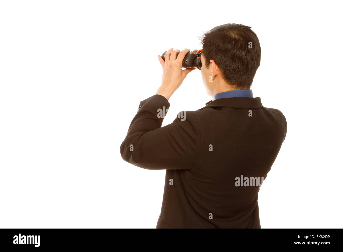 Businessman with a Vision Stock Photo - Alamy