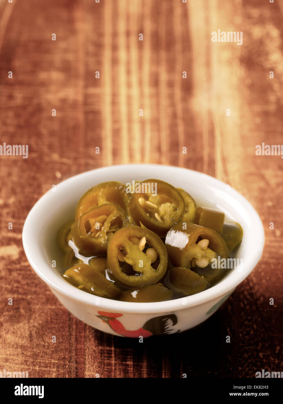 asian pickled green chilies Stock Photo - Alamy