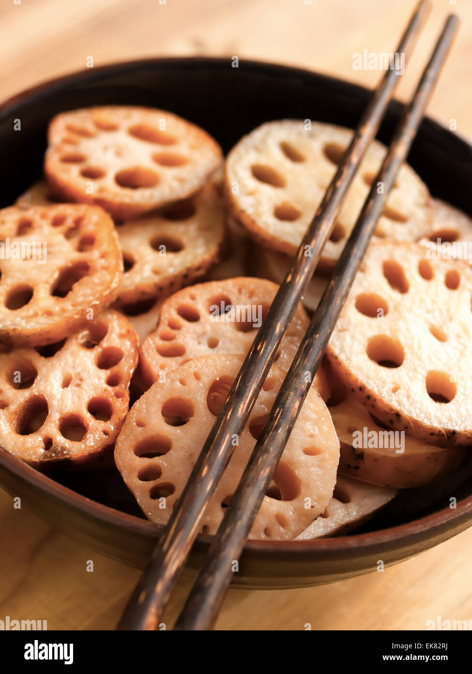 bowl of lotus root Stock Photo - Alamy