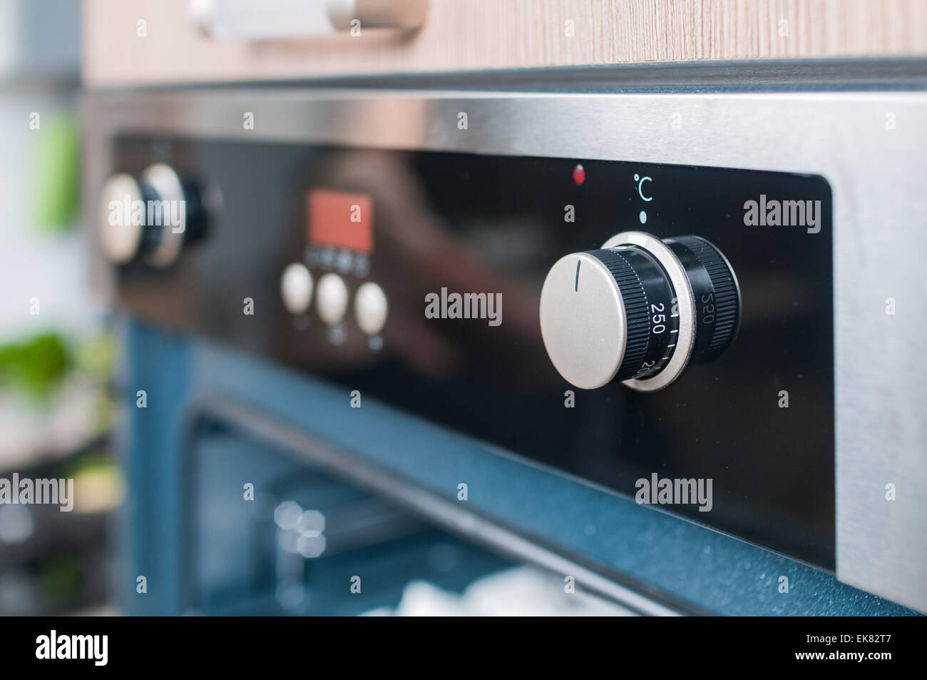 controls on the oven Stock Photo - Alamy