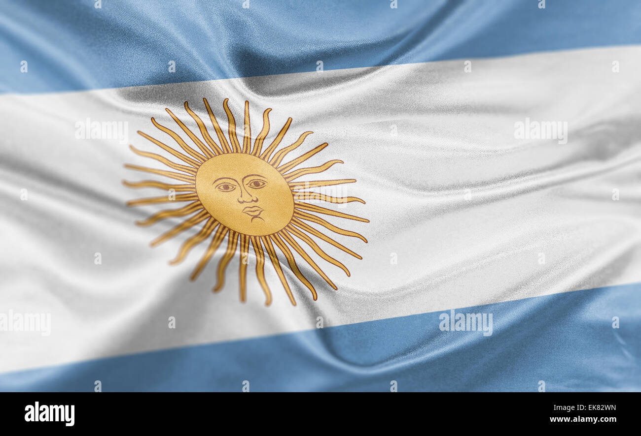 High resolution render of Argentina's national flag Stock Photo - Alamy