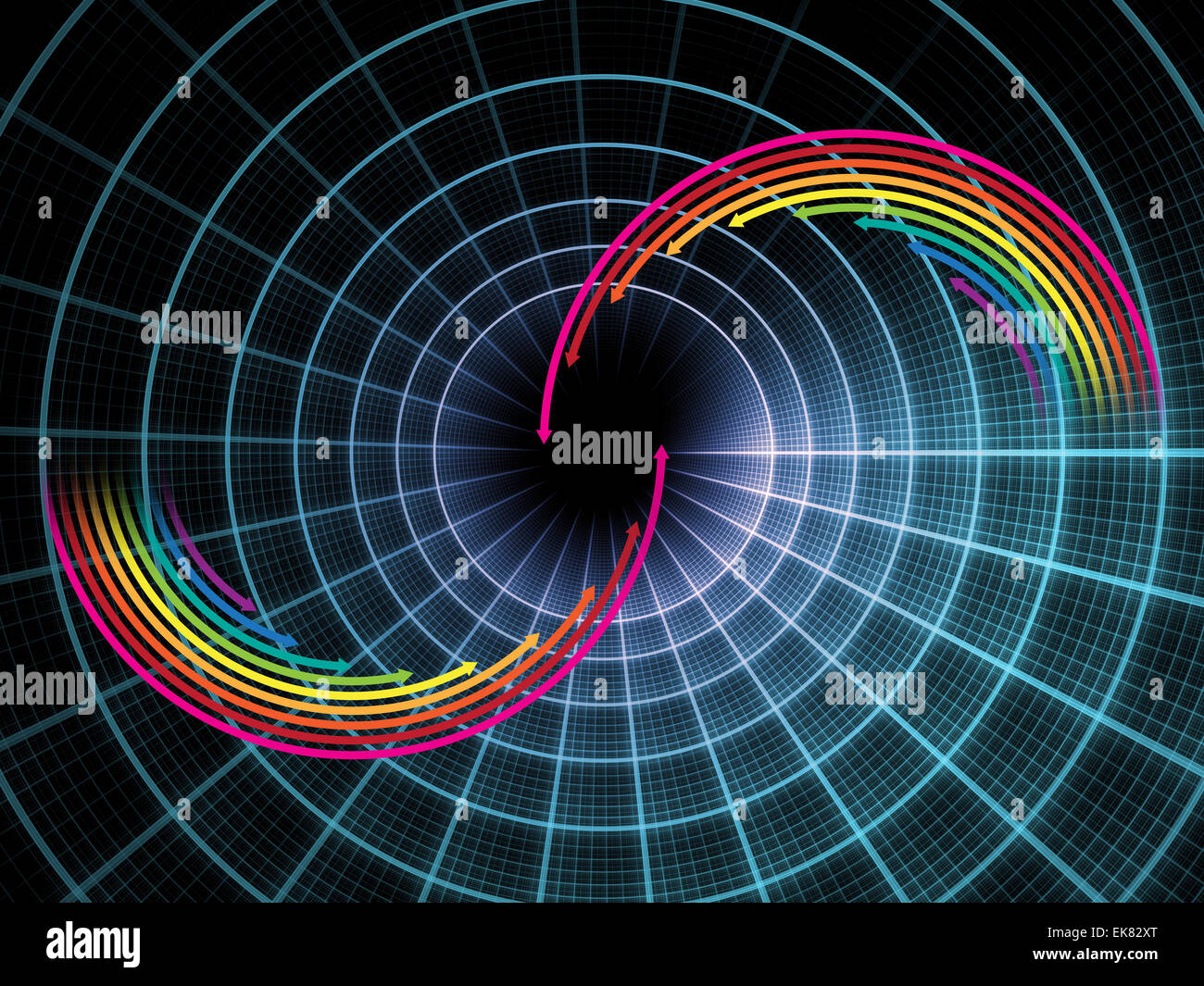 Color the fractal design hi-res stock photography and images - Alamy