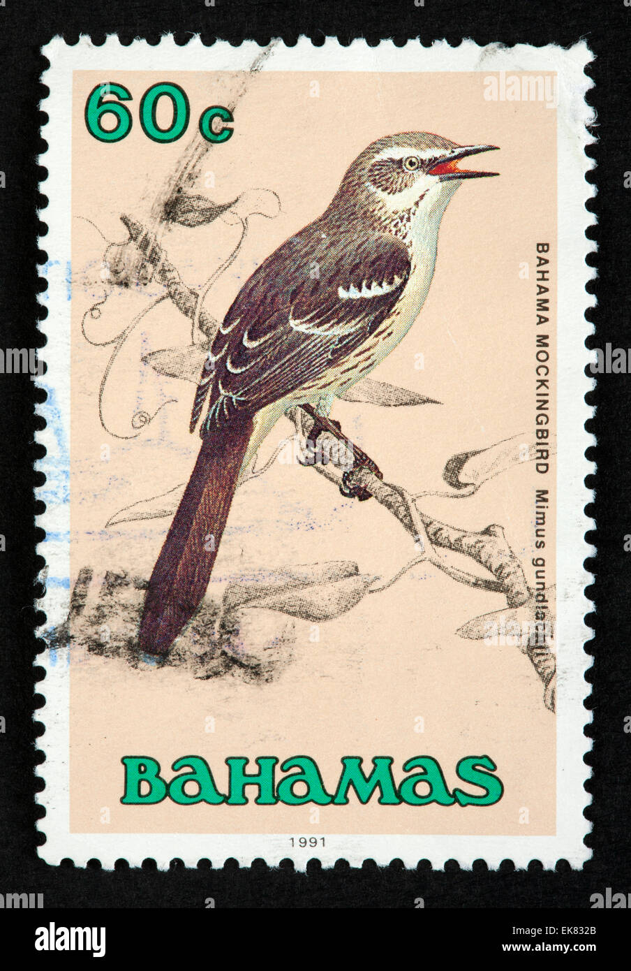 Bahamas postage stamp Stock Photo - Alamy