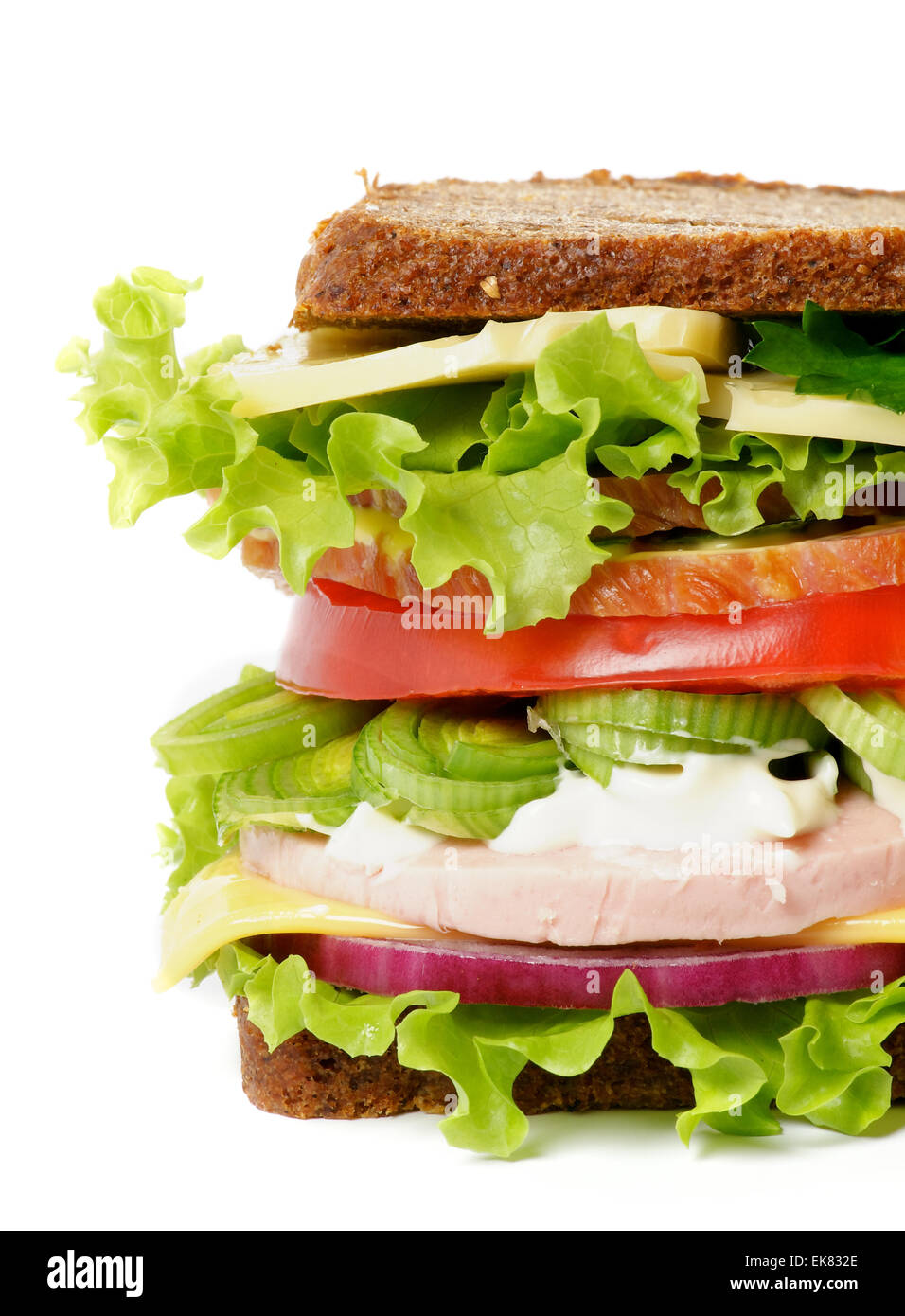 Tasty Lunch Sandwich Stock Photo - Alamy