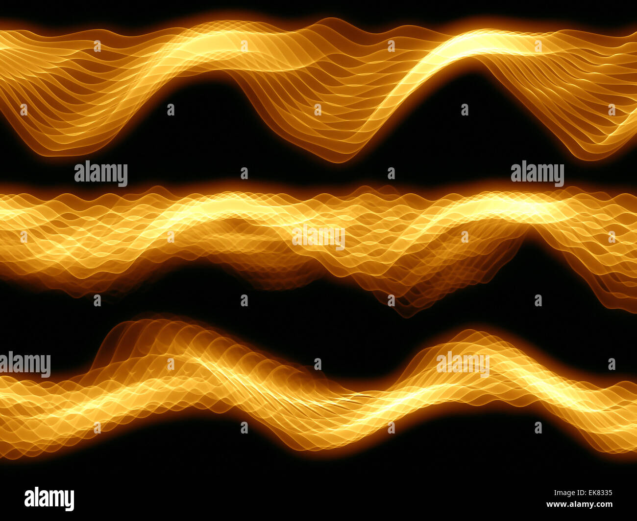 Golden sound wave hi-res stock photography and images - Alamy